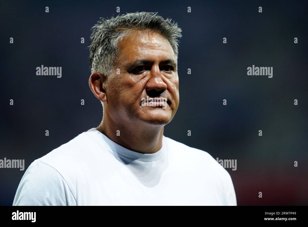 Japan Head Coach, Jamie Joseph, looks on ahead of the Rugby World Cup ...