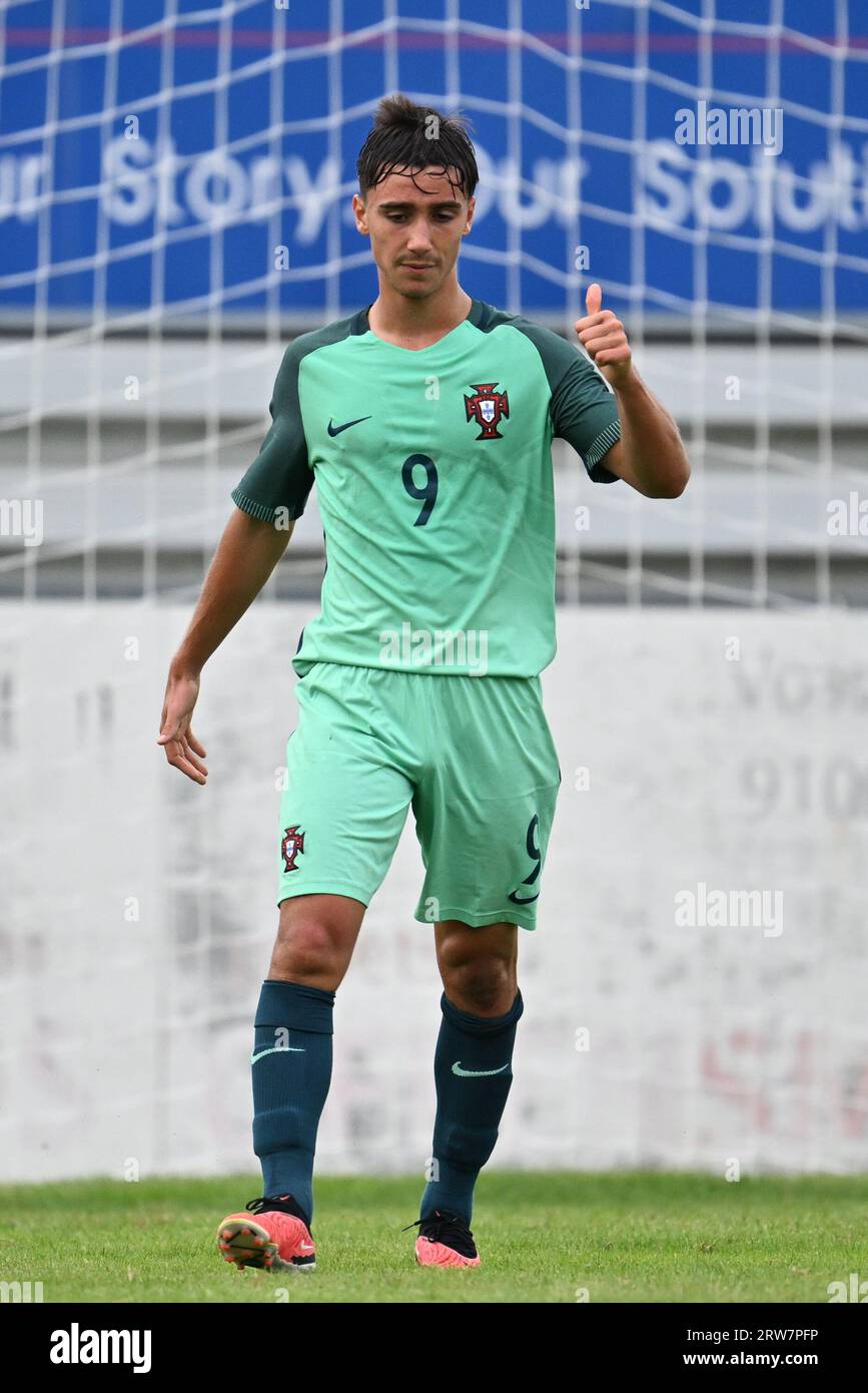 Sint Niklaas, Belgium. 17th Sep, 2023. Tomas Soares (9) of Portugal ...