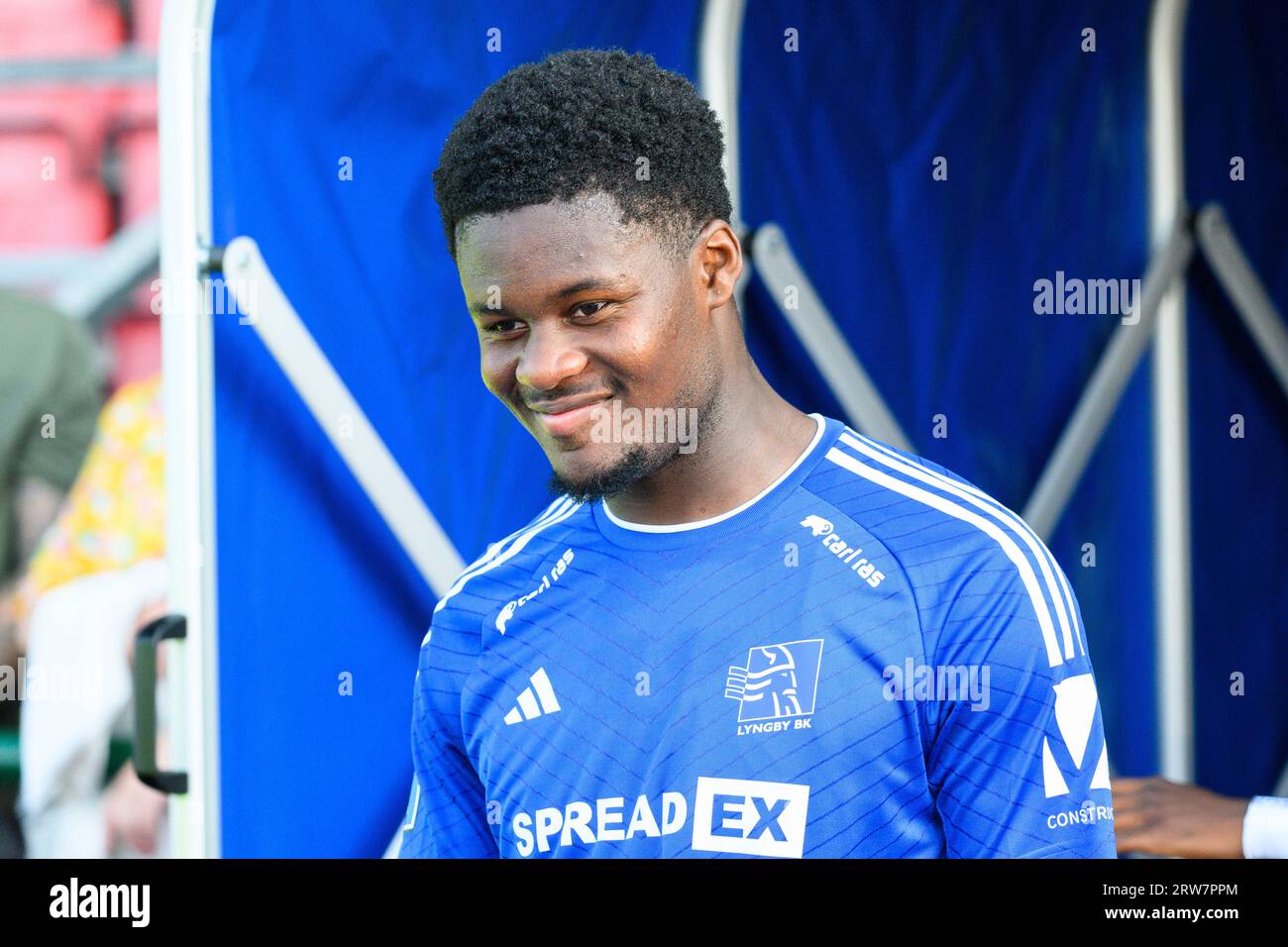 Hvidovre, Denmark. 17th Sep, 2023. Tochi Chukwuani (42) of Lyngby BK ...