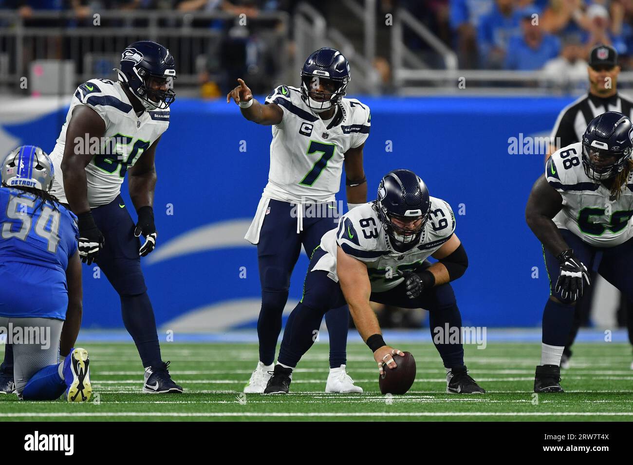 Detroit lions evan brown center hi-res stock photography and images - Alamy