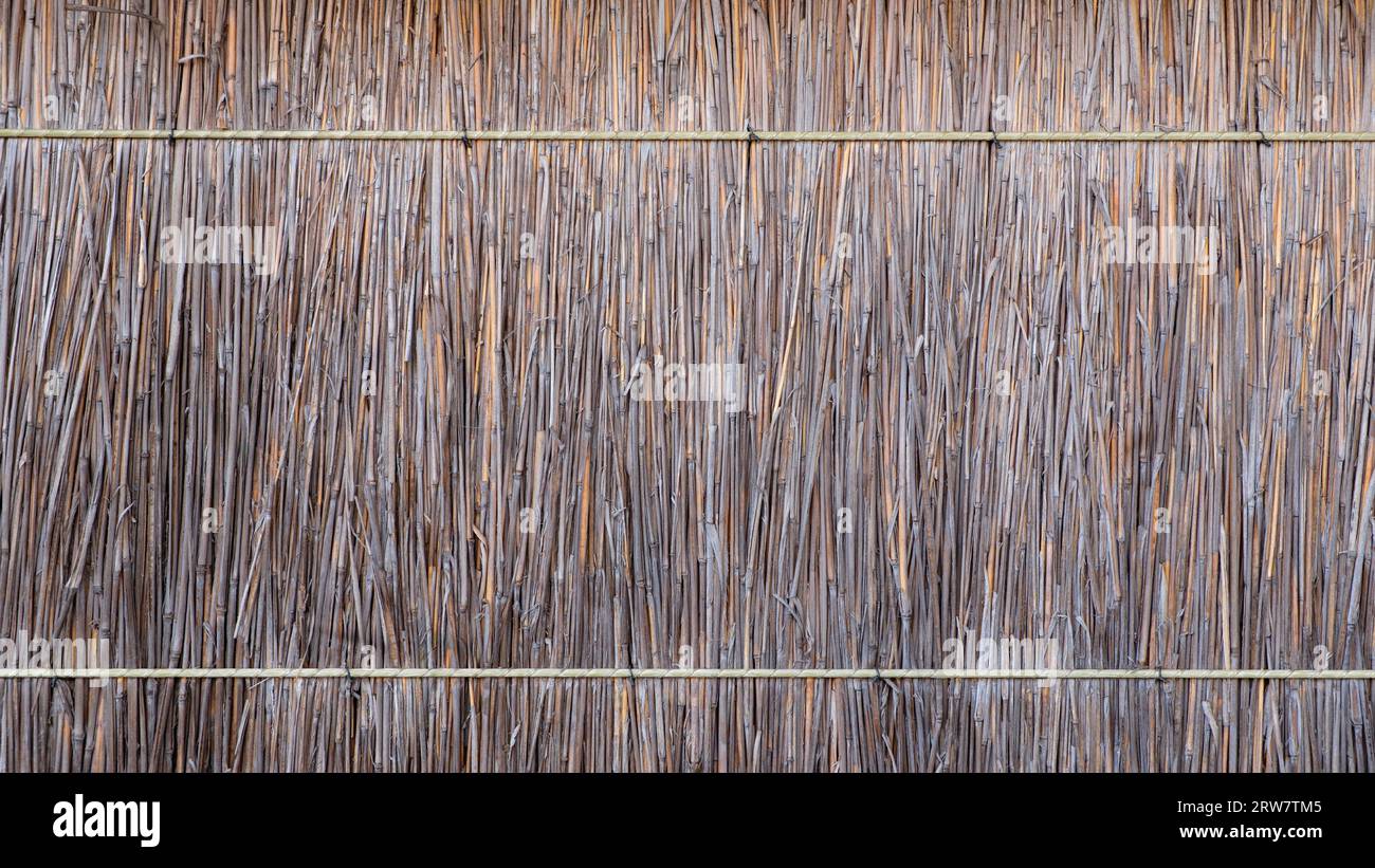 Old reed screen hi-res stock photography and images - Alamy