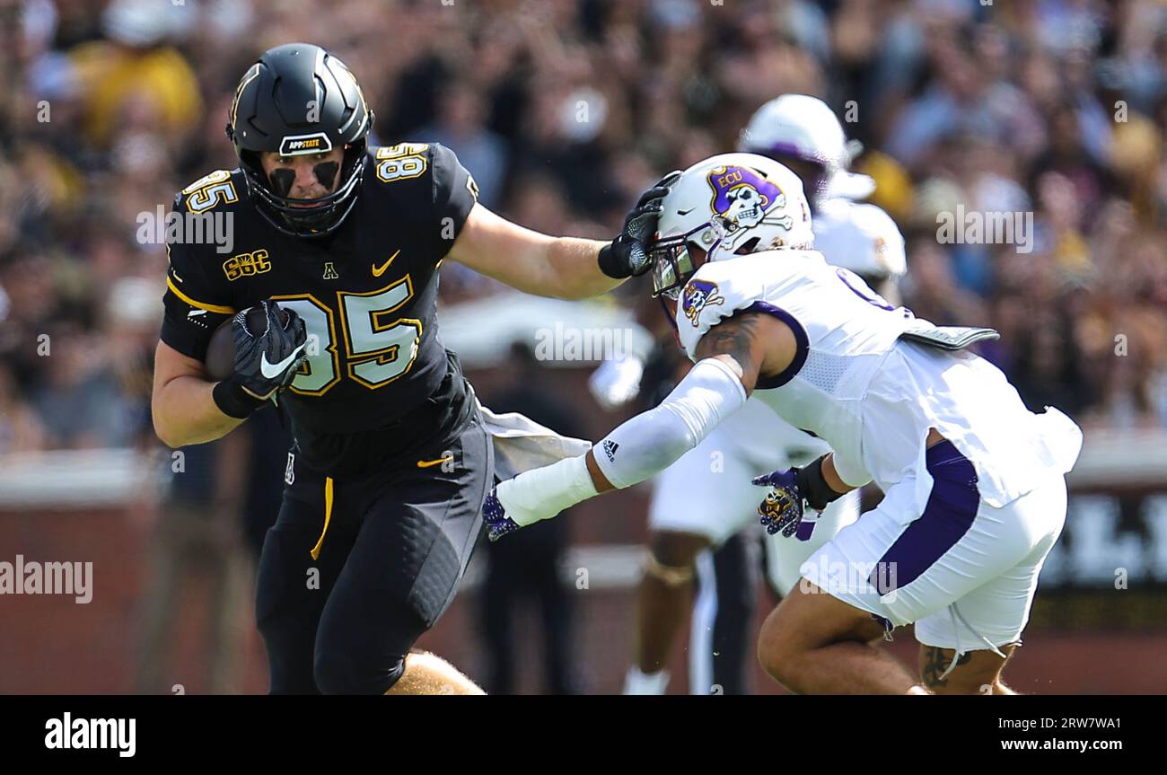 September 16, 2023: Appalachian State sophomore David Larkins (85 ...