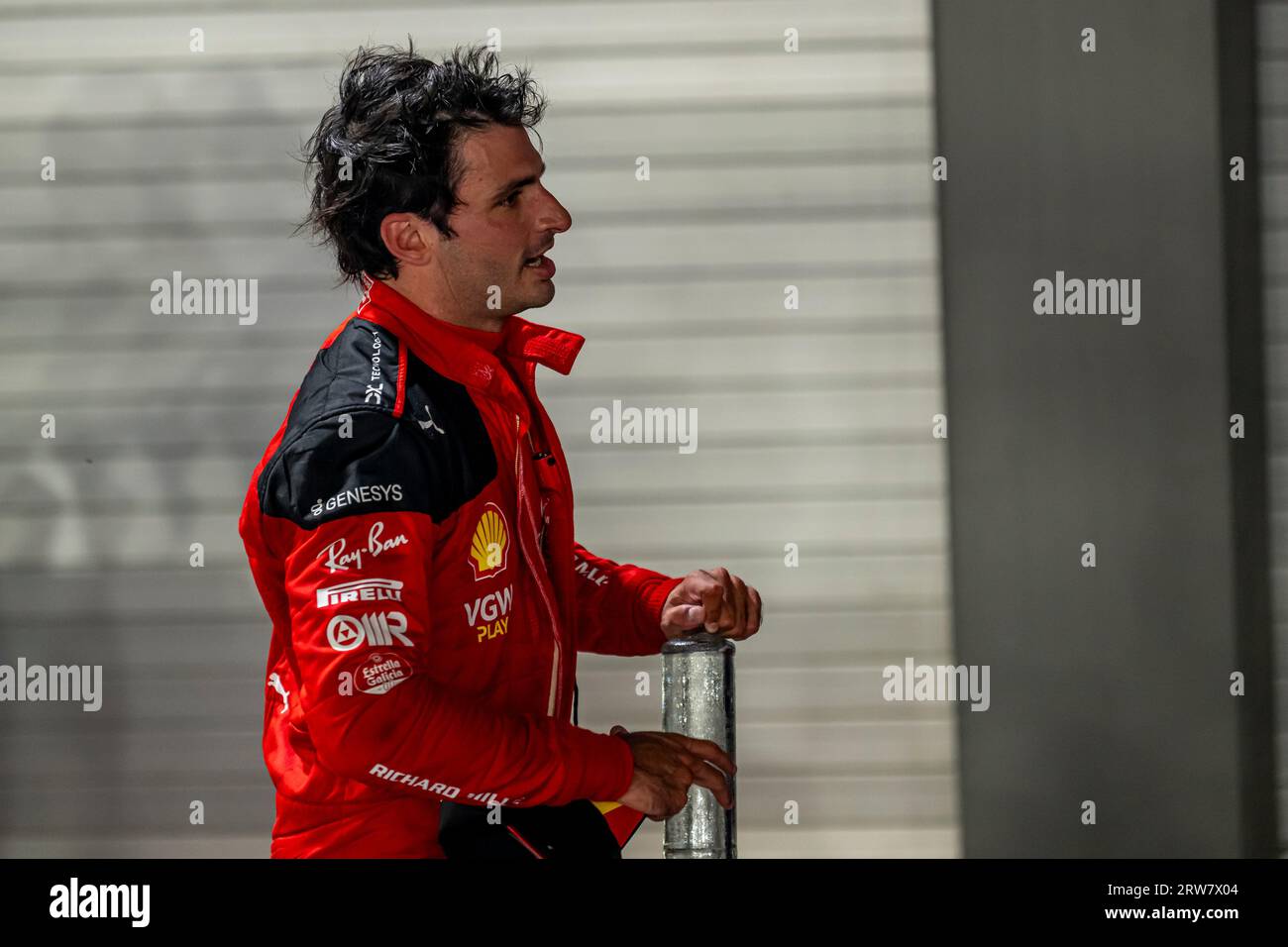 Marina Bay, Singapore, September 17, Carlos Sainz, from Spain competes ...