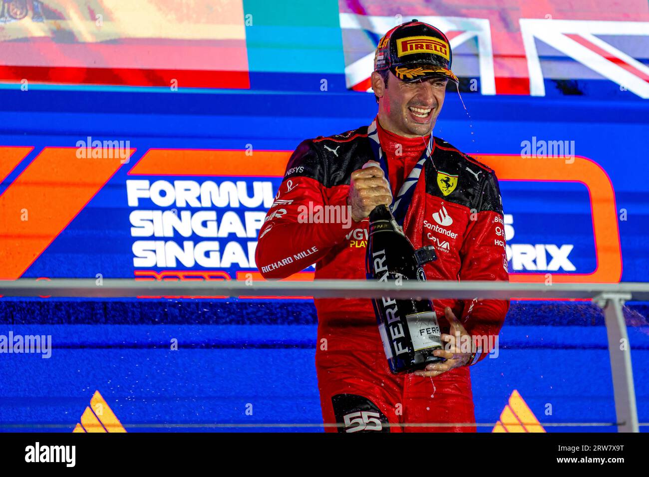 Carlos sainz singapore 2023 win hi-res stock photography and images - Alamy