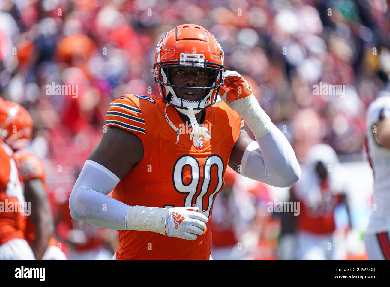 Tampa Bay, Florida, USA, September 17, 2023, Chicago Bears player ...