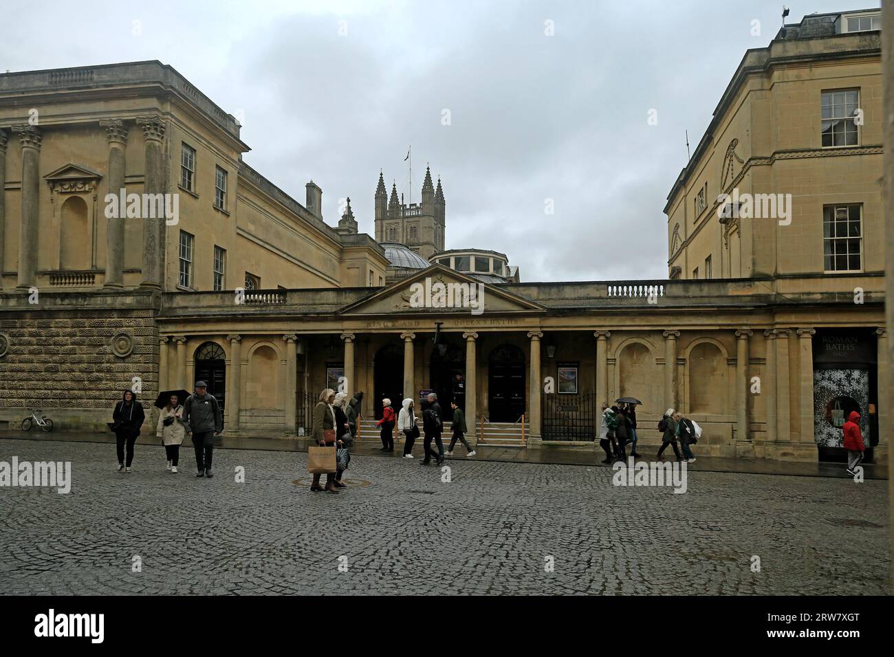 Kings and Queens Baths, entrance to the Pump Rooms, Stall Street, City ...