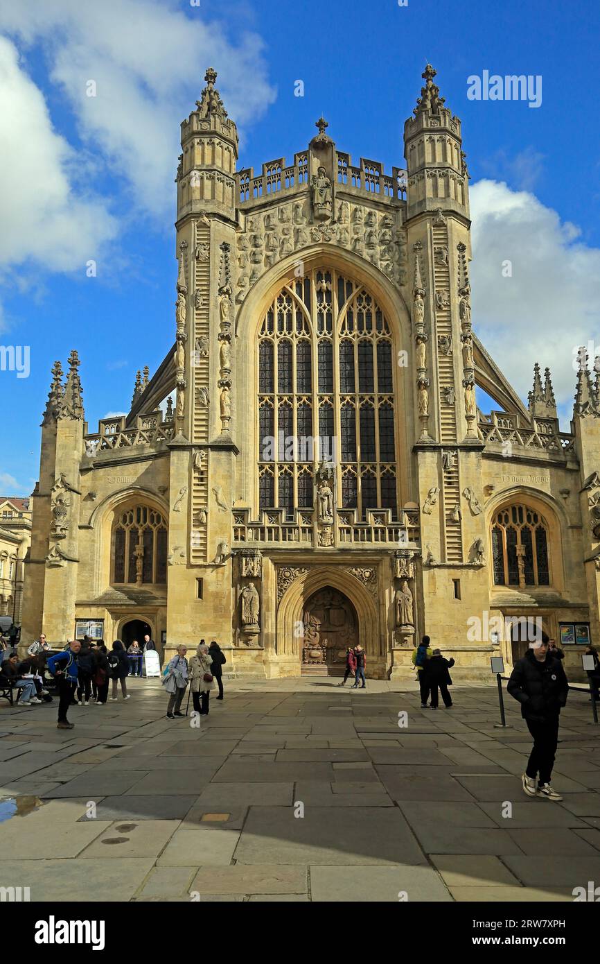 Bath Abbey, City of Bath, England. September 2023 Stock Photo - Alamy