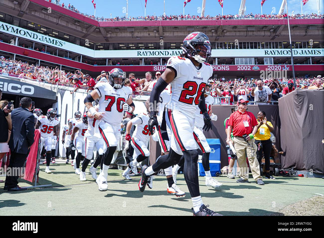 Tampa Bay, Florida, USA, September 17, 2023, Tampa Bay Buccaneers ...