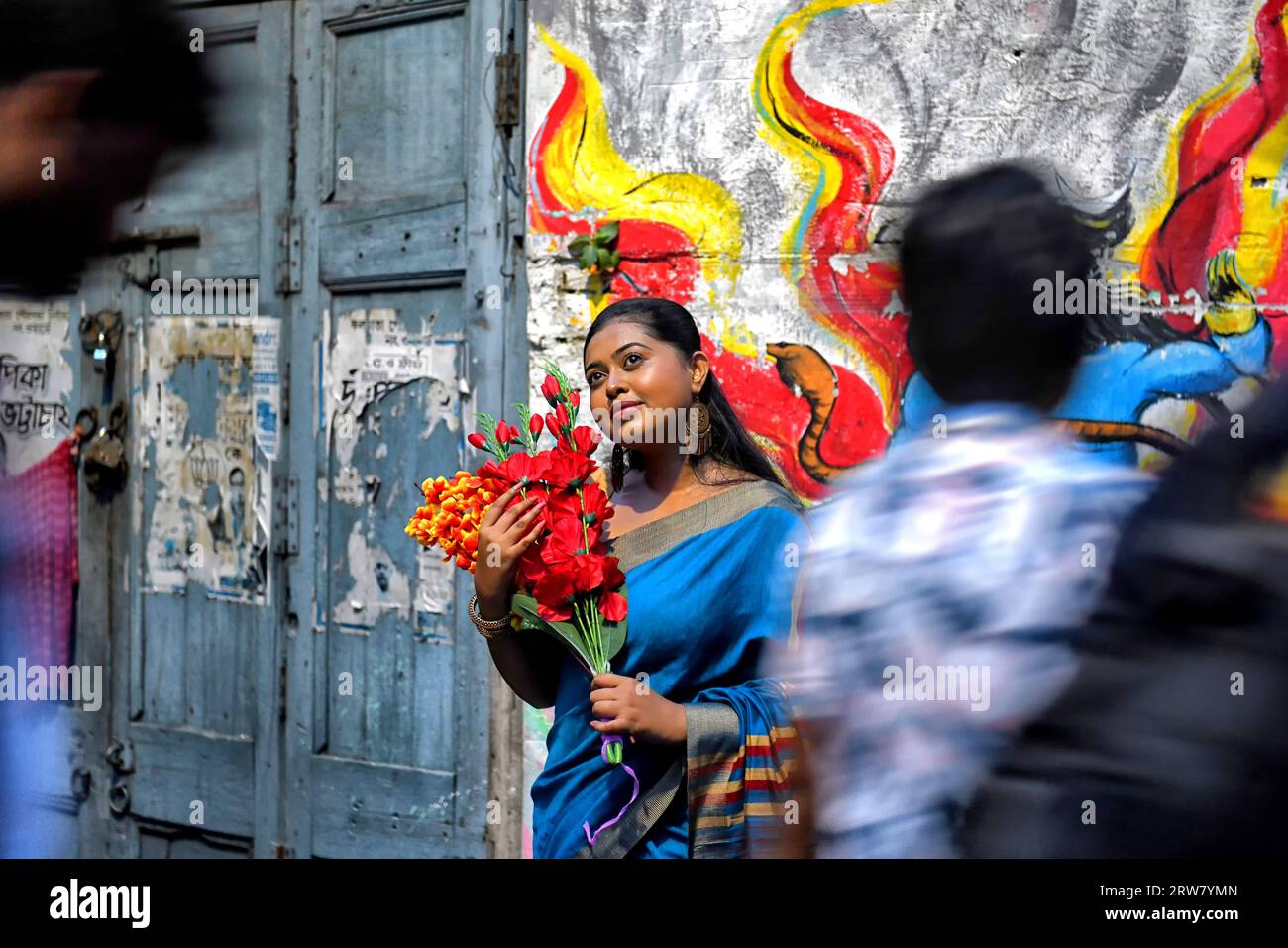 Kolkata, India. 16th Sep, 2023. Fashion Model Rima Bhattacharya poses ...
