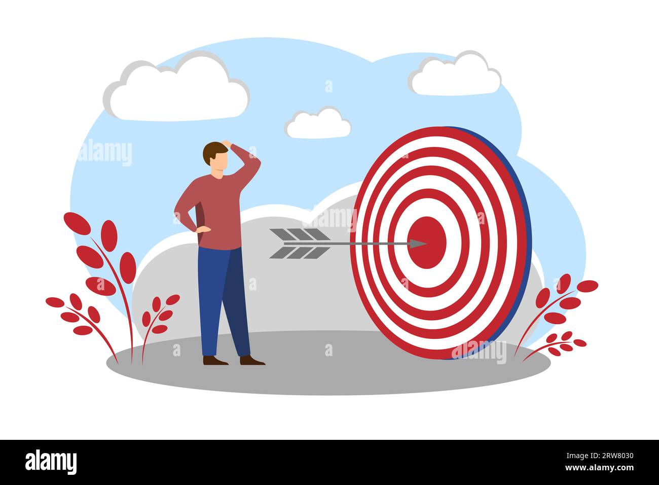 Man watches a Cut Out Stock Images & Pictures - Alamy