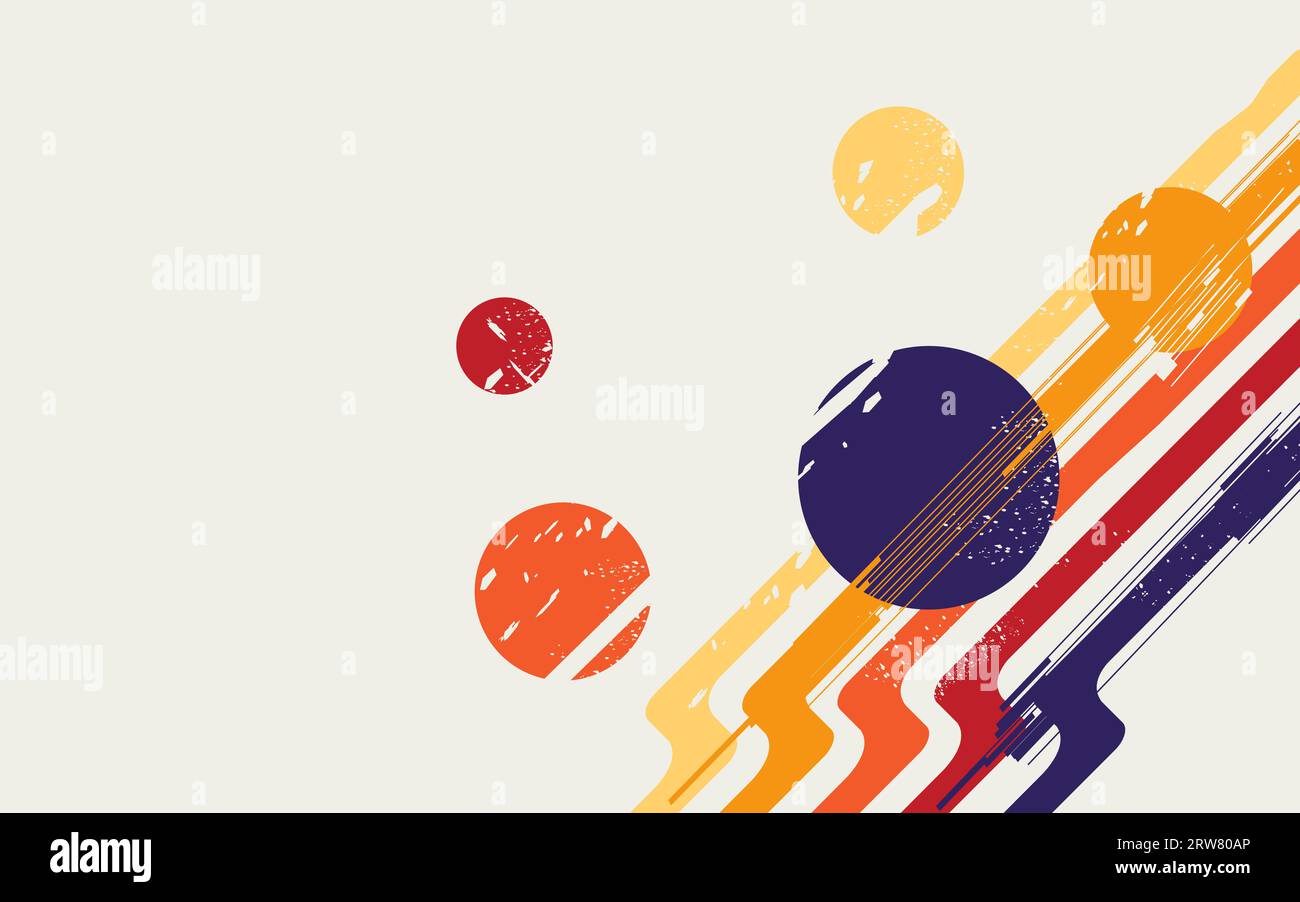 Abstract retro background in back to the 90s style Stock Vector Image ...