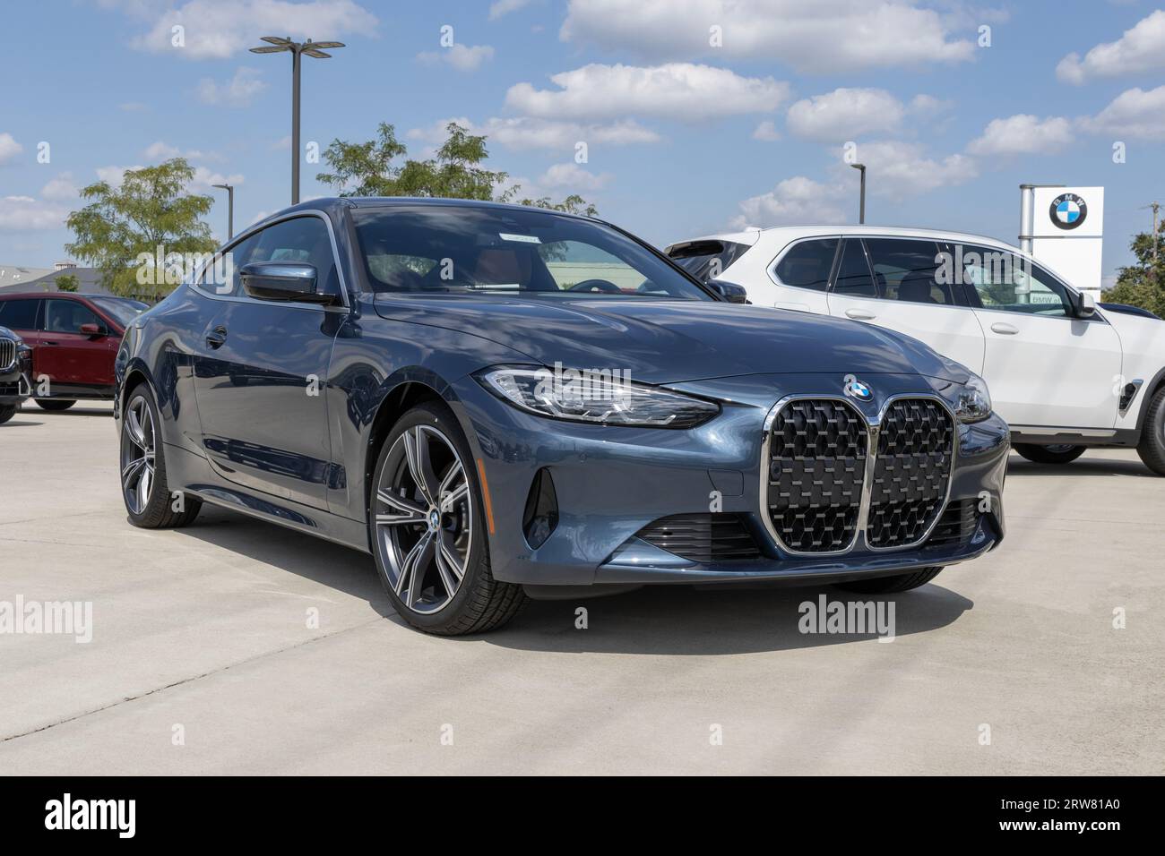 Lafayette - September 15, 2023: BMW 430i XDrive display at a dealership ...