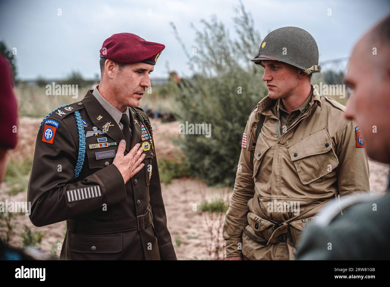 NIJMEGEN, NETHERLANDS - SEPTEMBER 17: Re-enactment of the Waalcrossing ...