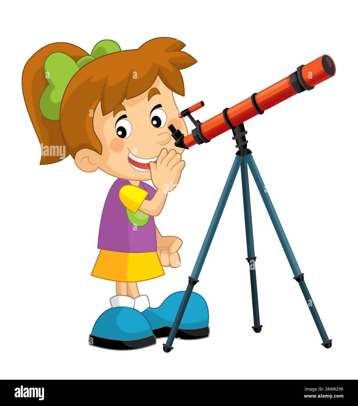 Refracting Telescope Clipart