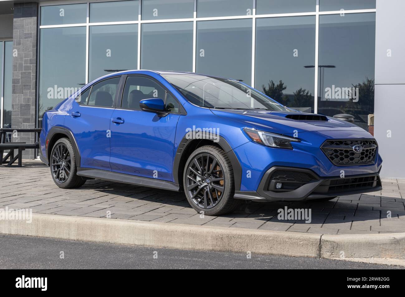 Lafayette - September 15, 2023: Subaru WRX display at a dealership ...