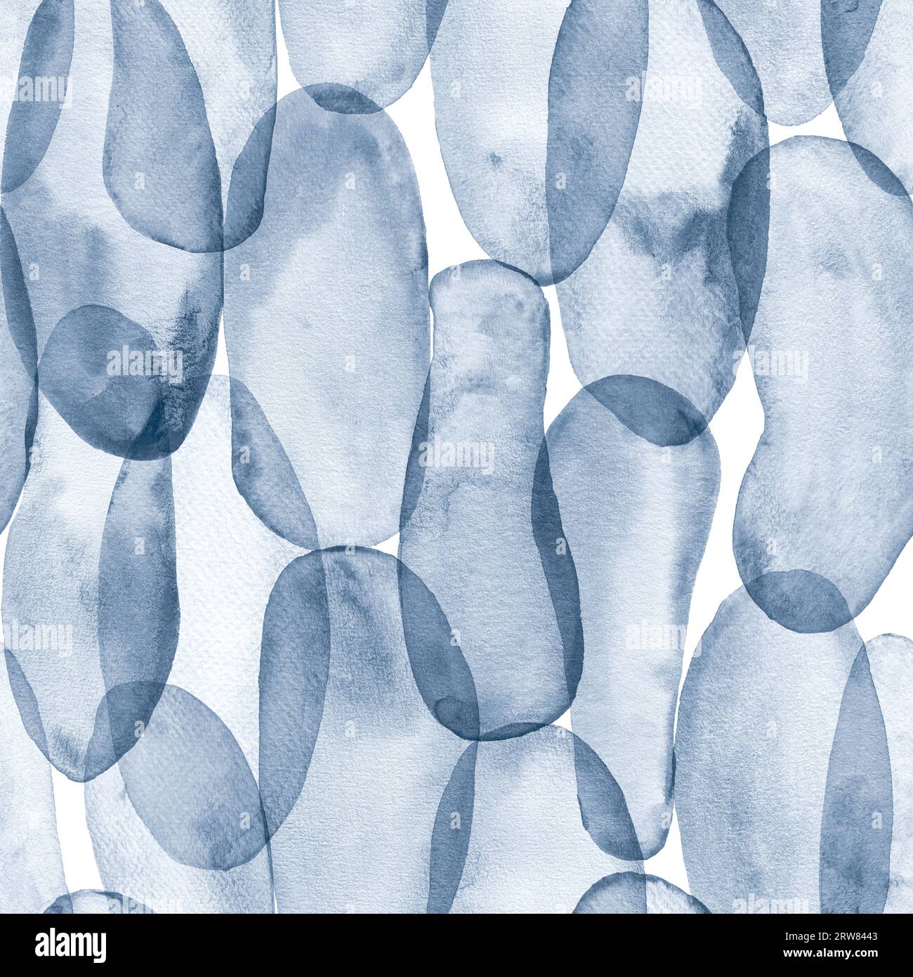 Abstract watercolor ellipses stain forms color background. Hand drawn ...