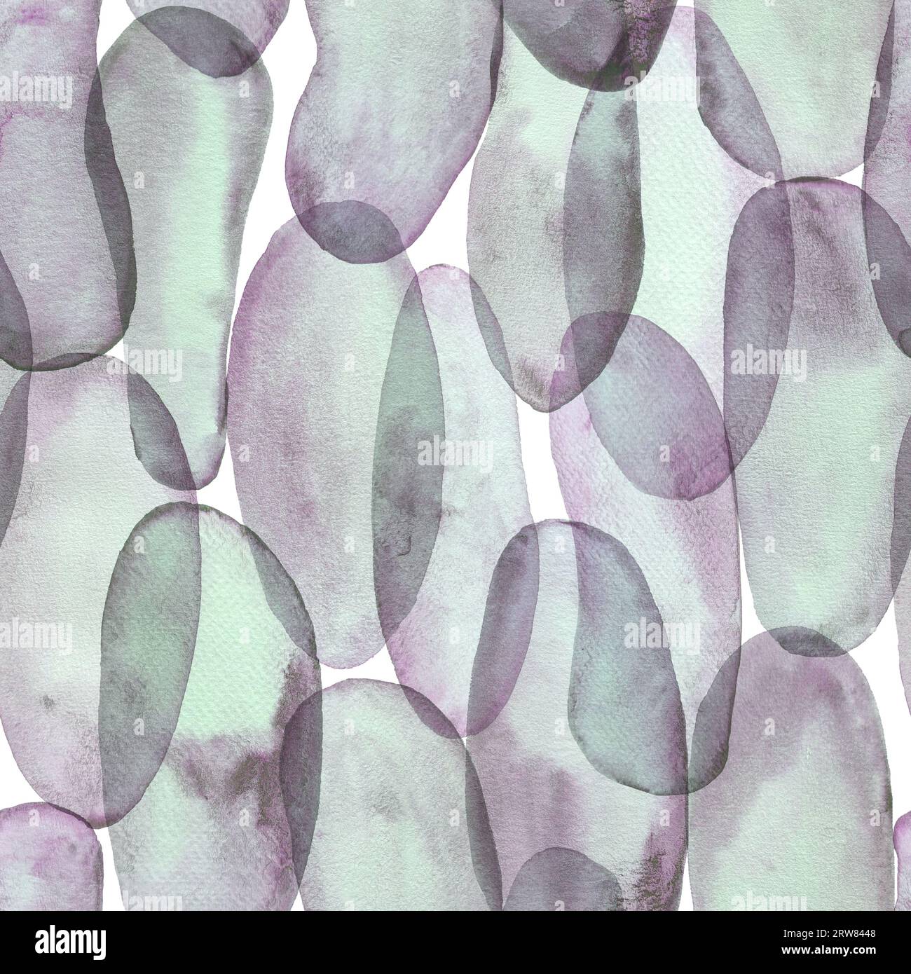 Abstract watercolor ellipses stain forms color background. Hand drawn ...