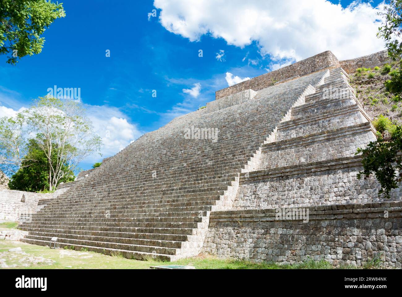 Uxmal, Yucatan, Mexico, The pyramid of Uxmal that is unesco world ...