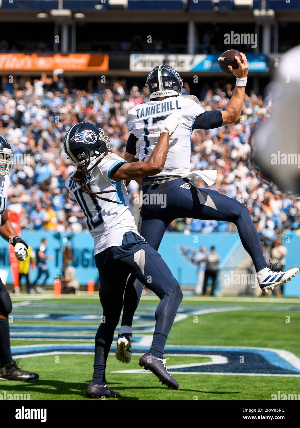 Nashville, TN, USA. 17th Sep, 2023. Tennessee Titans quarterback Ryan ...