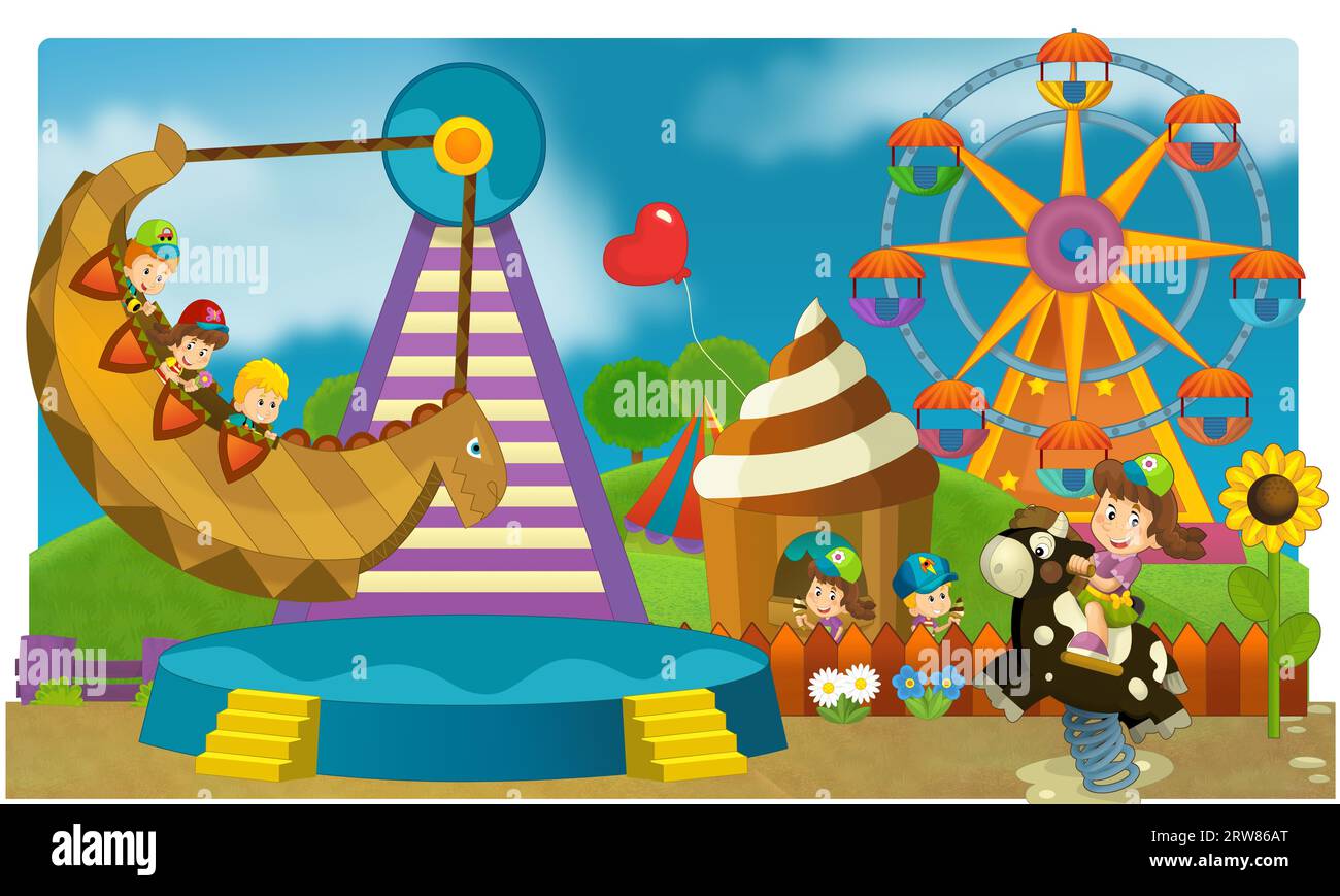 Cartoon scene Cut Out Stock Images & Pictures - Alamy