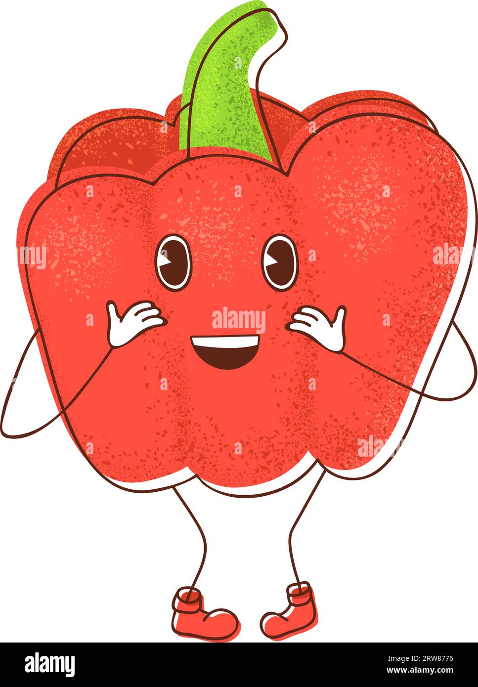 Bell pepper icon outline style hi-res stock photography and images - Alamy