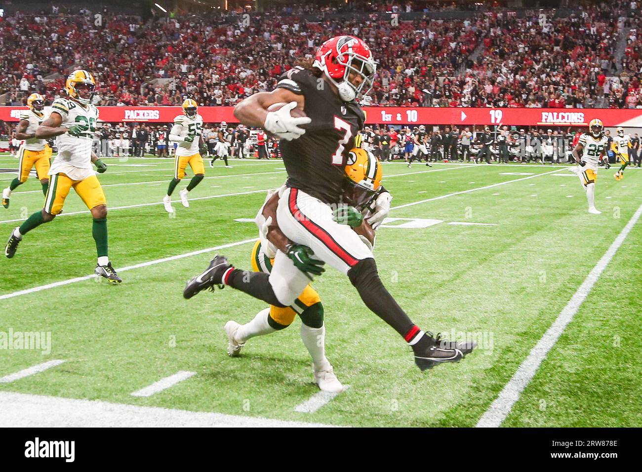 Atlanta, Georgia, USA. 17th Sep, 2023. Green Bay Packers safety Rudy ...