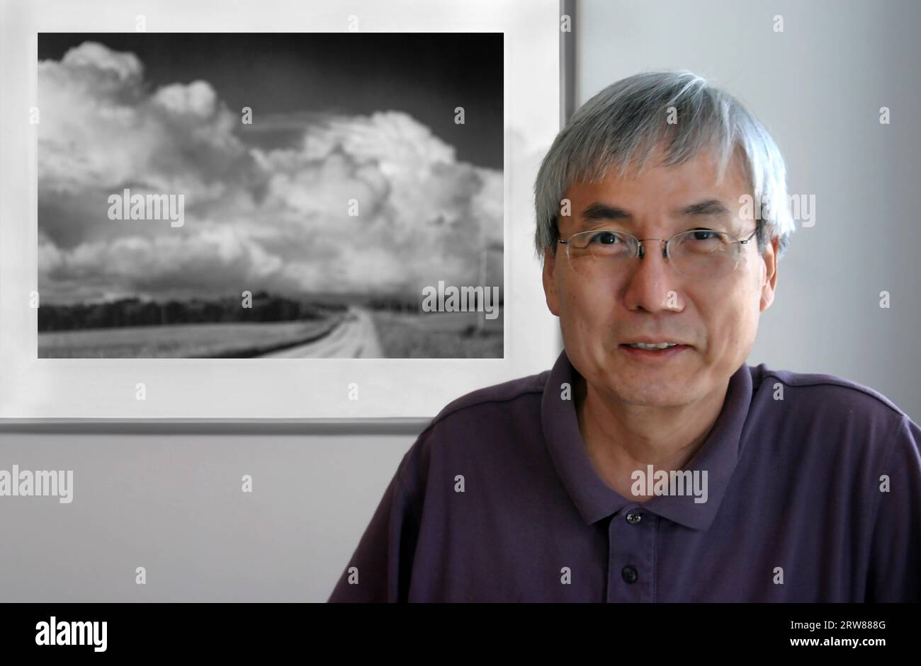 Portrait of American photographer, designer, and artist Leo Kim (1946 ...