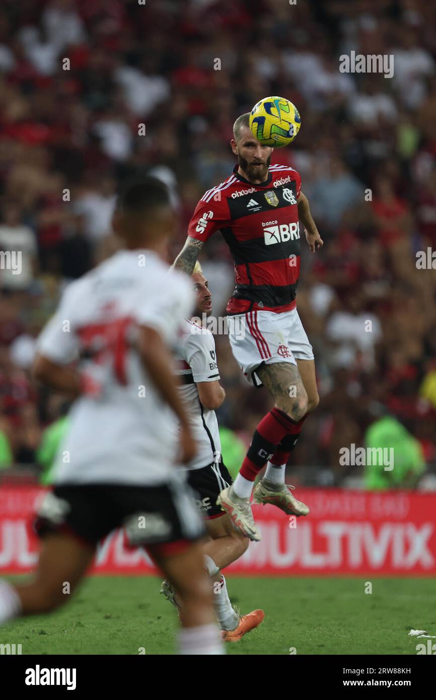 Rio De Janeiro, Brazil. 17th Sep, 2023. Maracana Stadium Leo Pereira ...