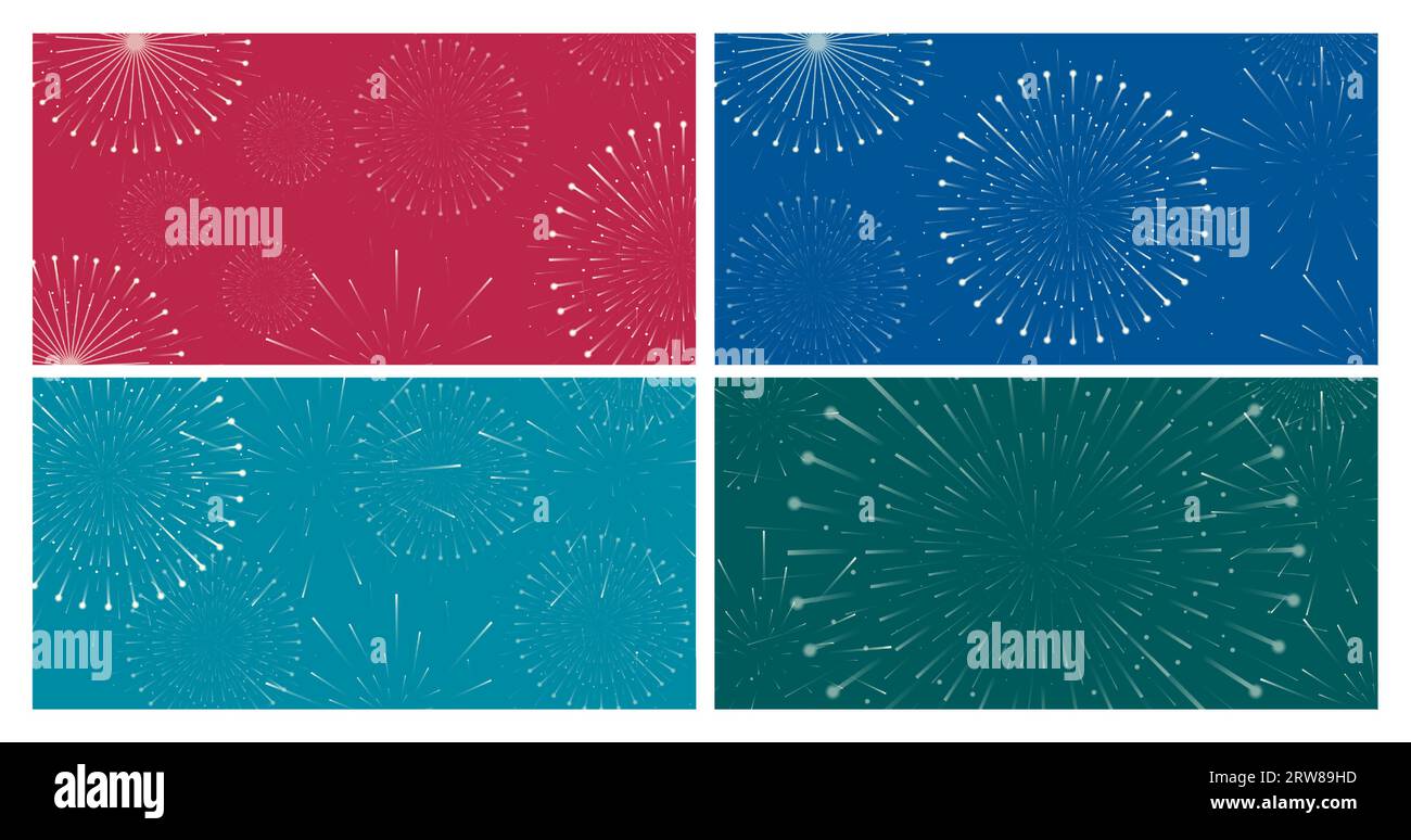 Bright red fireworks in Cut Out Stock Images & Pictures - Alamy
