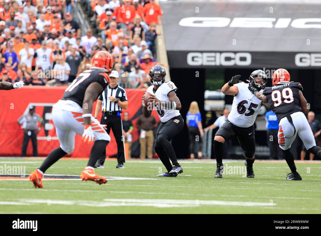 Baltimore ravens guard patrick mekari 65 hi-res stock photography and ...
