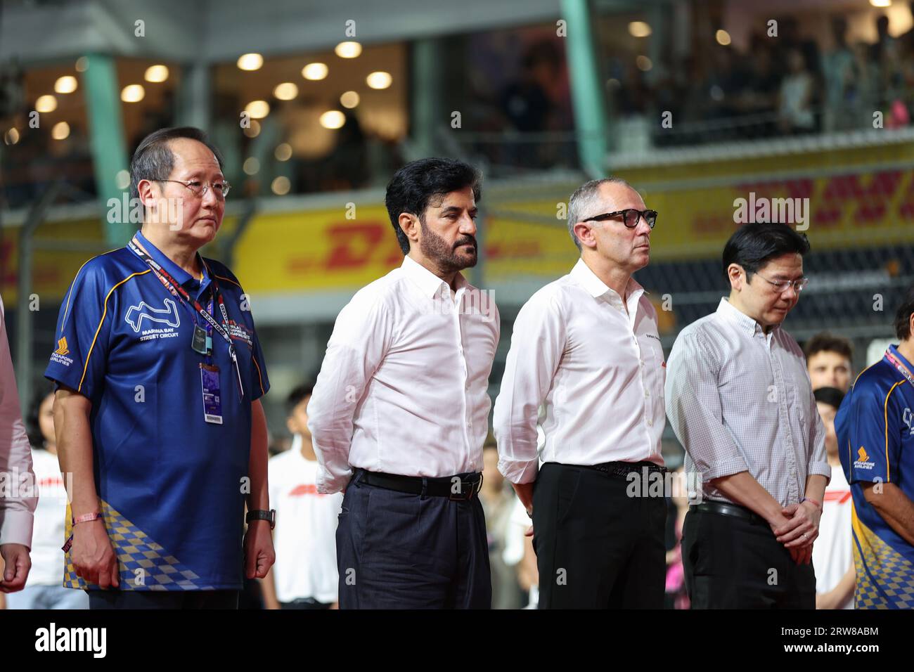 starting grid, national anthem, DOMENICALI Stefano (ita), Chairman and ...