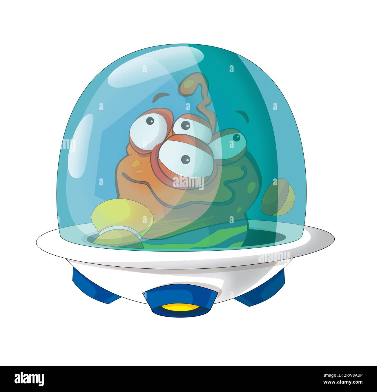 Cartoon Alien Movie Head