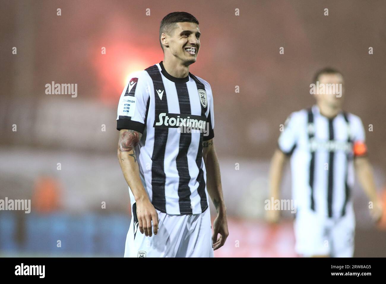 Thessaloniki, Greece. 17th Sep, 2023. PAOK's Kiril Despodov during a ...