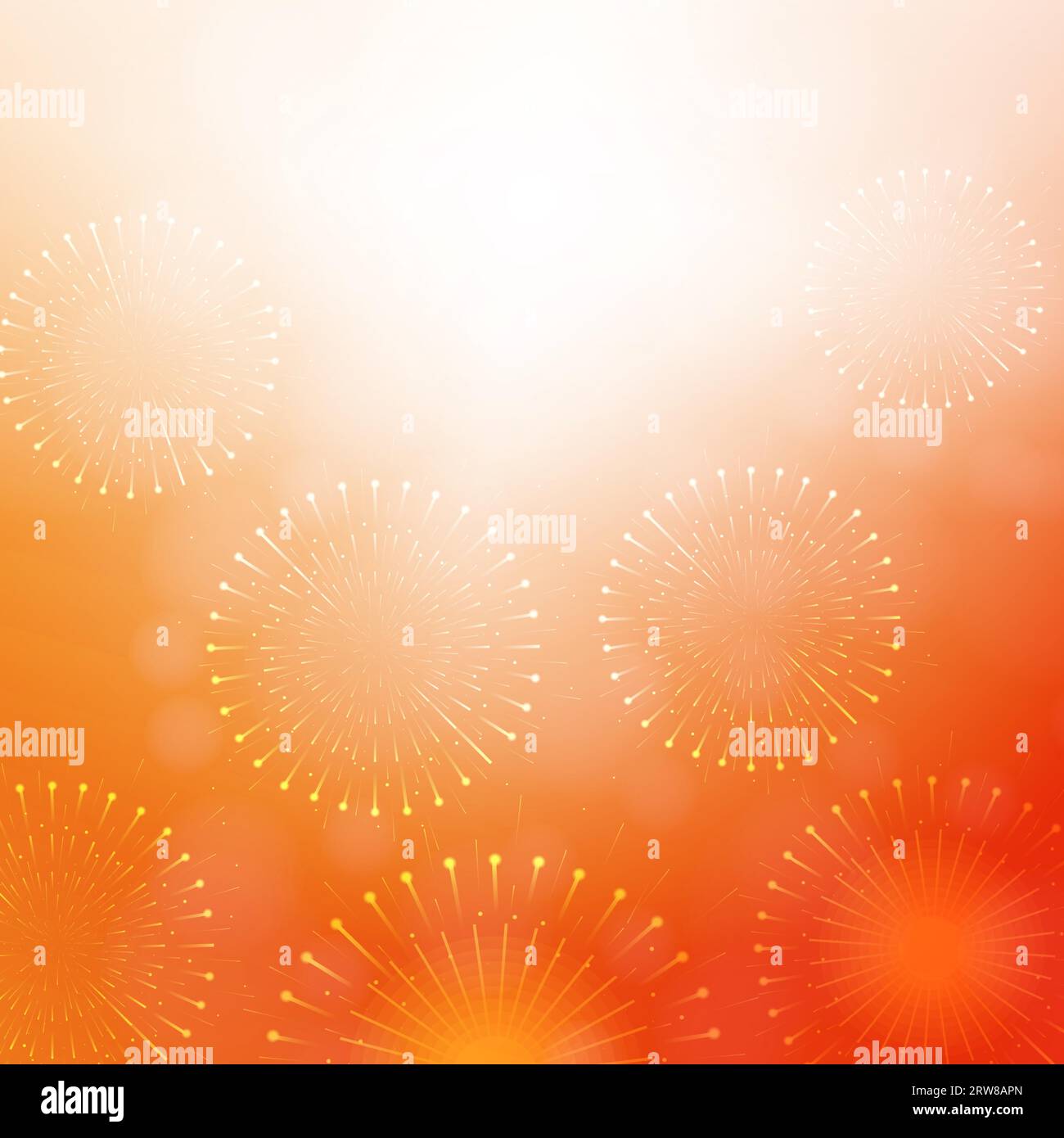 Vector illustration of fireworks background. Happy Diwali celebration ...