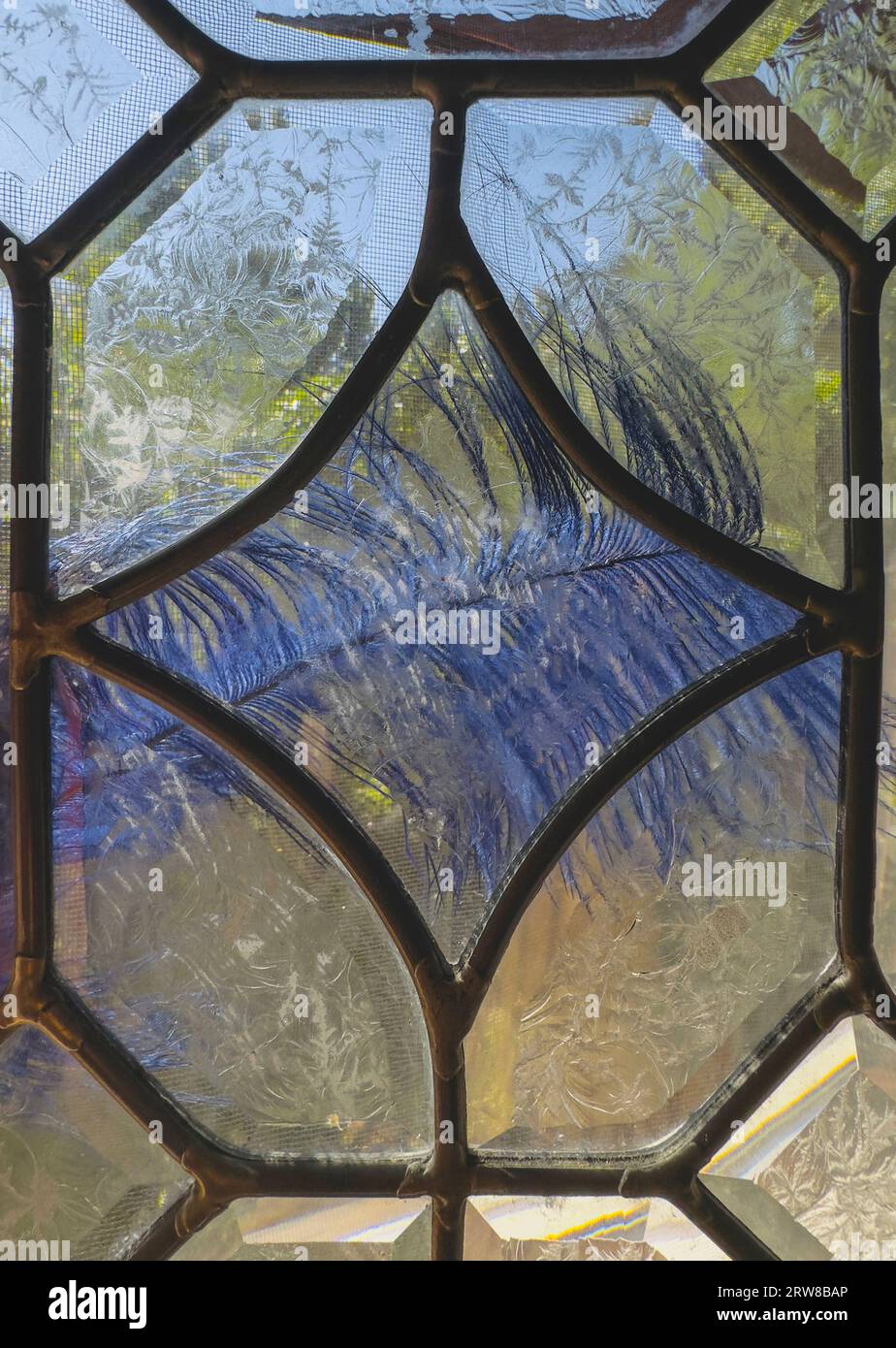 Beveled And Leaded Glass Panels