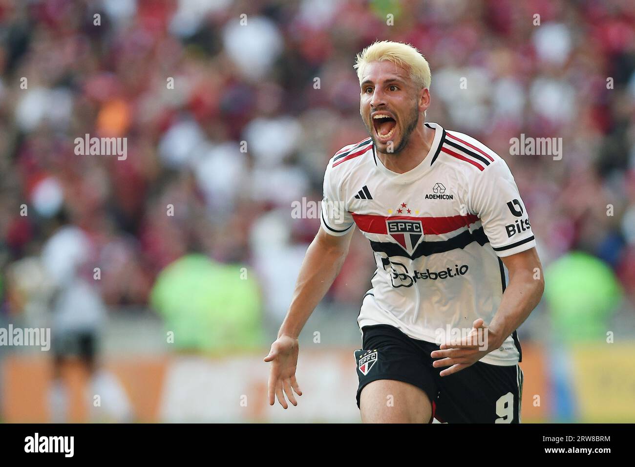 Rio de Janeiro (RJ), 17/09/2023 - Flamengo-São Paulo - Calleri jogador ...