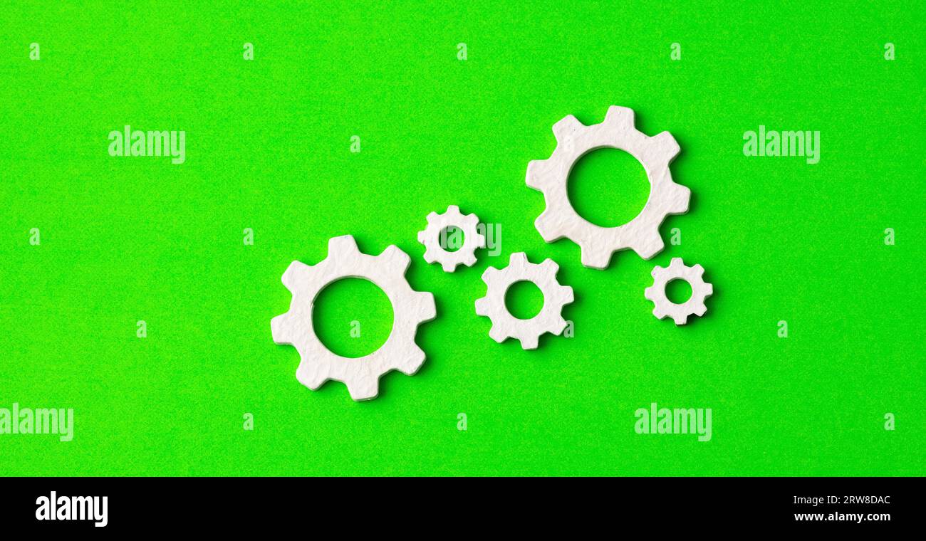 Productivity gears hi-res stock photography and images - Alamy