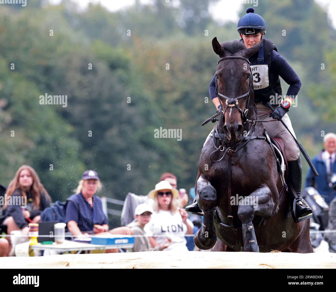 Anne Mackley riding Benedict Dalton Radau in the CCI-L 4* during the ...
