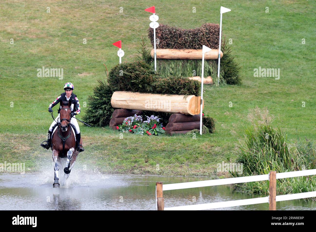Amelia Walker riding Dassett Curra Candy in the CCI-s 4* during the Blenheim Palace ...