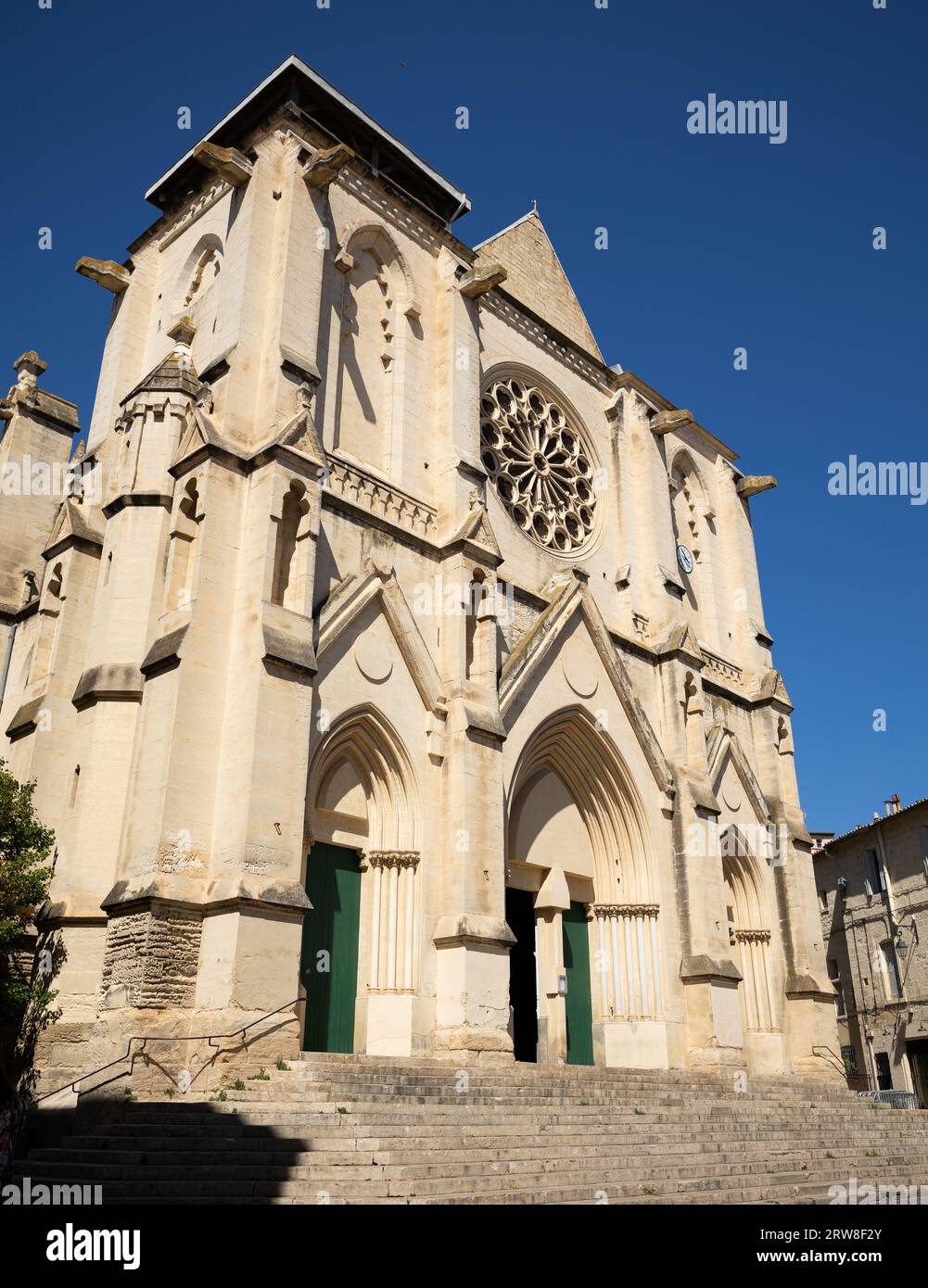 Close-up view of Saint Roch church in Montpellier, France Stock Photo ...
