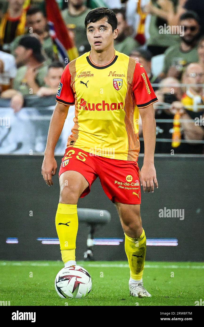 Abdukodir KHUSANOV of Lens during the French championship Ligue 1 ...