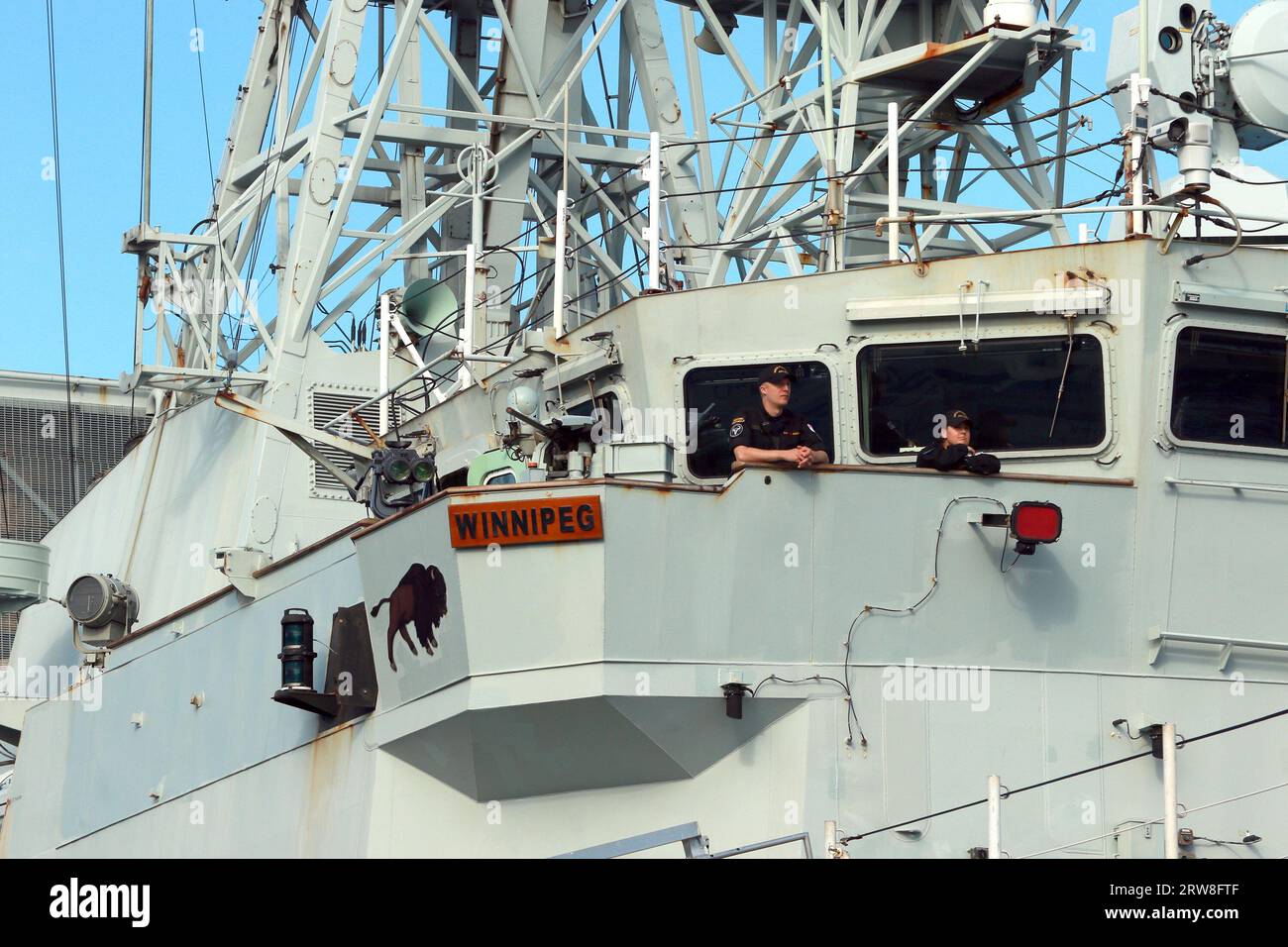 Victoria, Can. 17th Sep, 2023. The HMCS Winnipeg, a Halifax-class ...