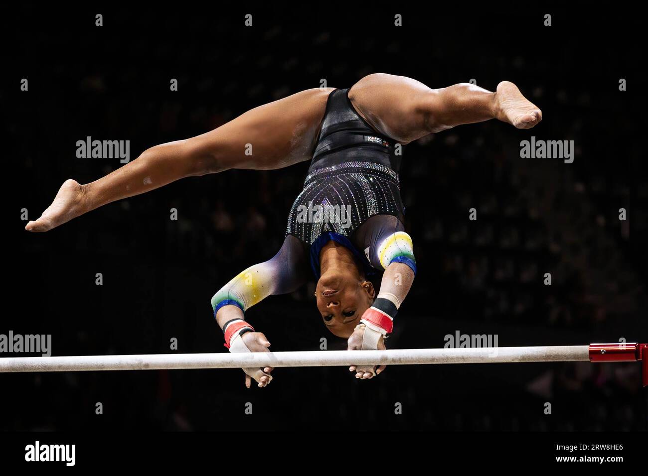 Paris, France. 16th Sep, 2023. Brazilian gymnast Rebeca Andrade seen ...