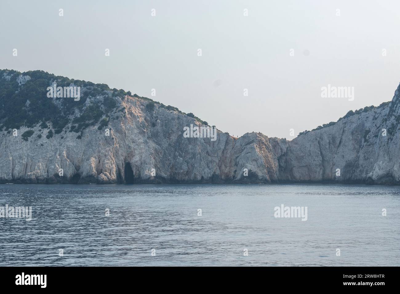 Amazing Panoramic view of coastline of Lefkada, Ionian Islands, Greece ...