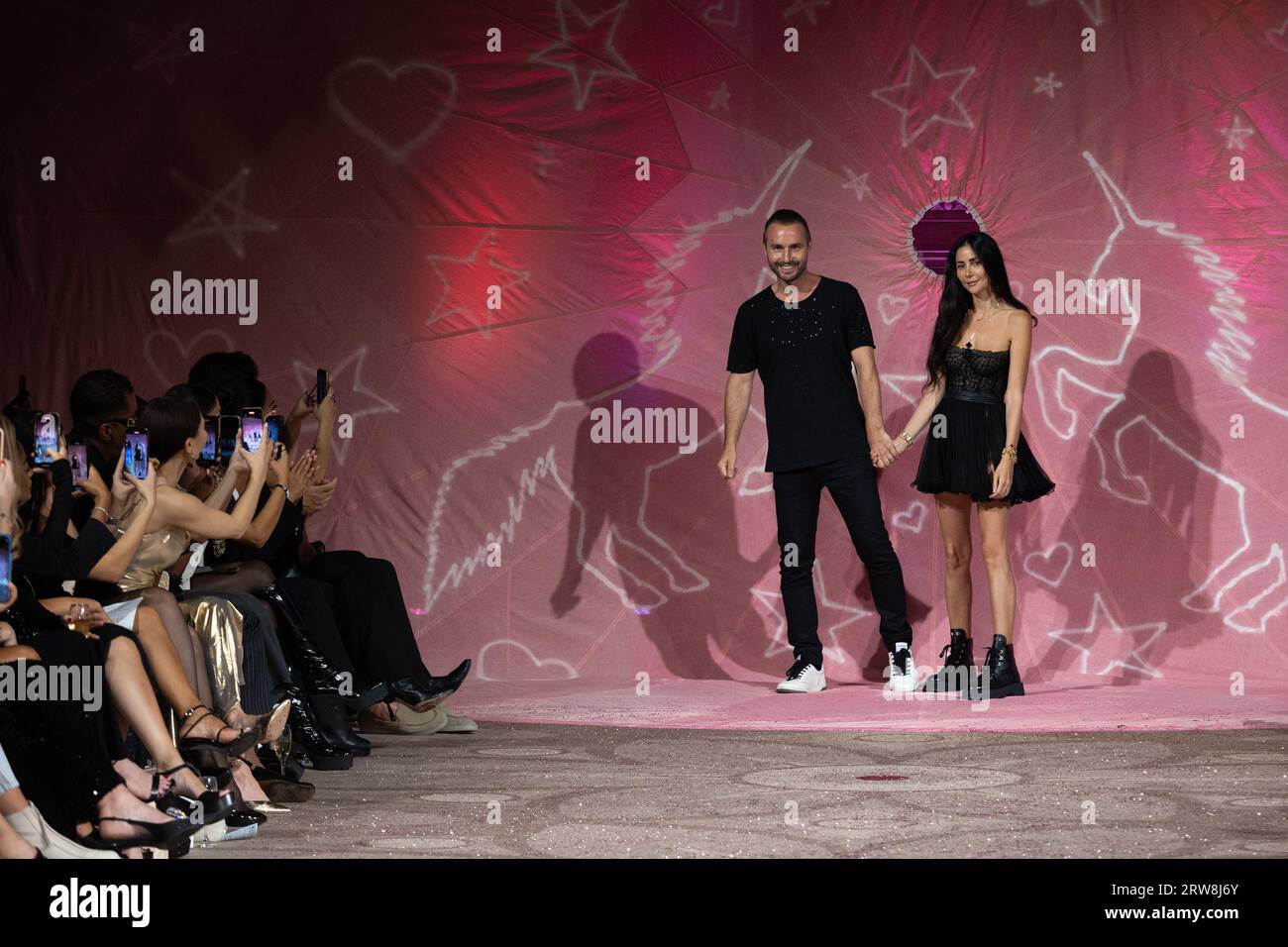London, UK. September 17, 2023. Designers Hila and Kristian Aadnevik on ...