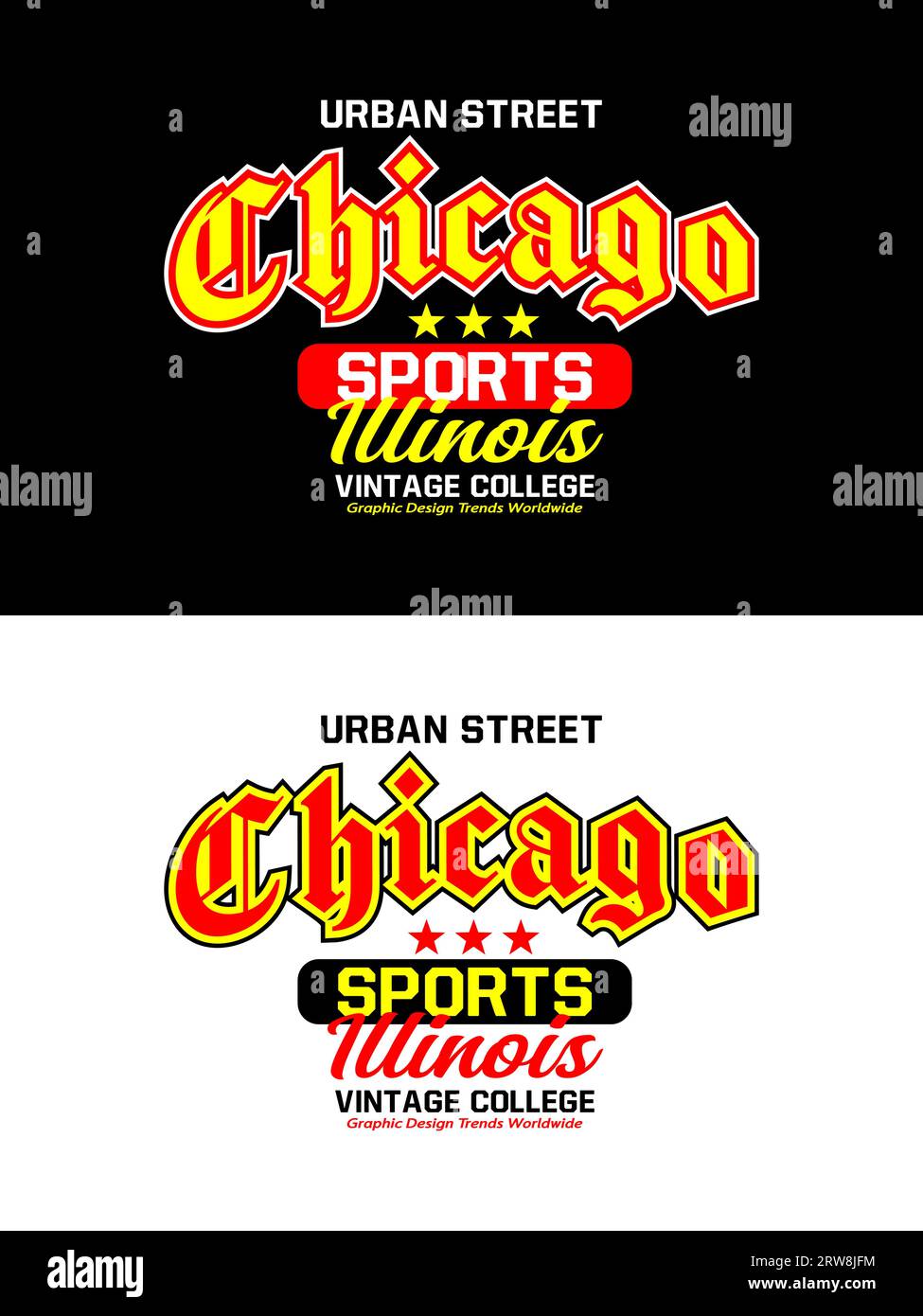 Chicago vintage college varsity design, graphic typography for t-shirt ...