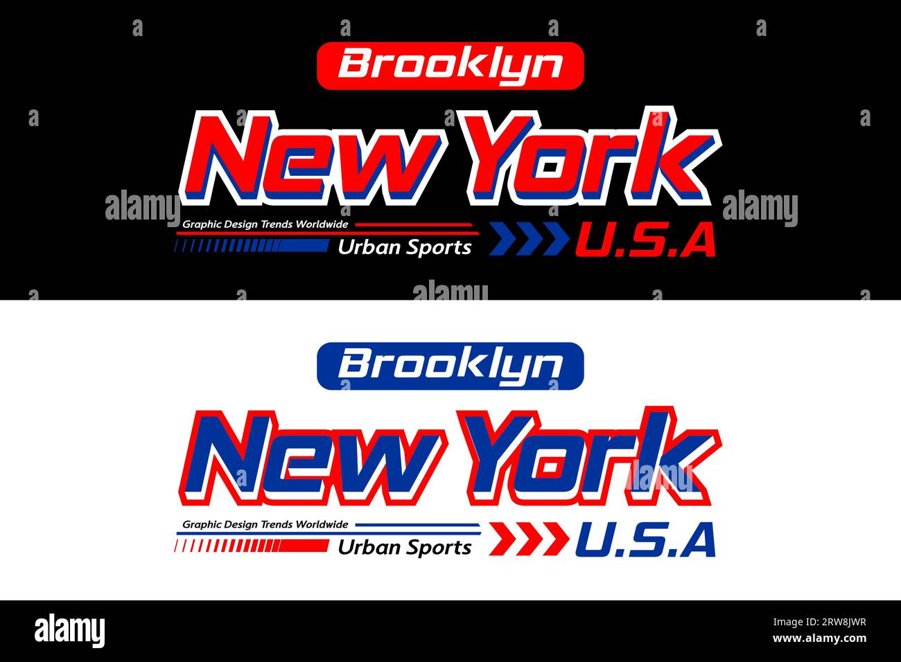 New York urban sports design, graphic typography for t-shirt, posters ...