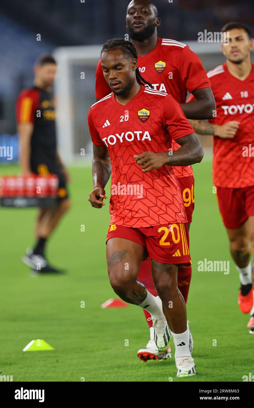 Rome, . 18th Sep, 2023. Rome, Italy 17.09.2023: Renato Sanches of Roma ...