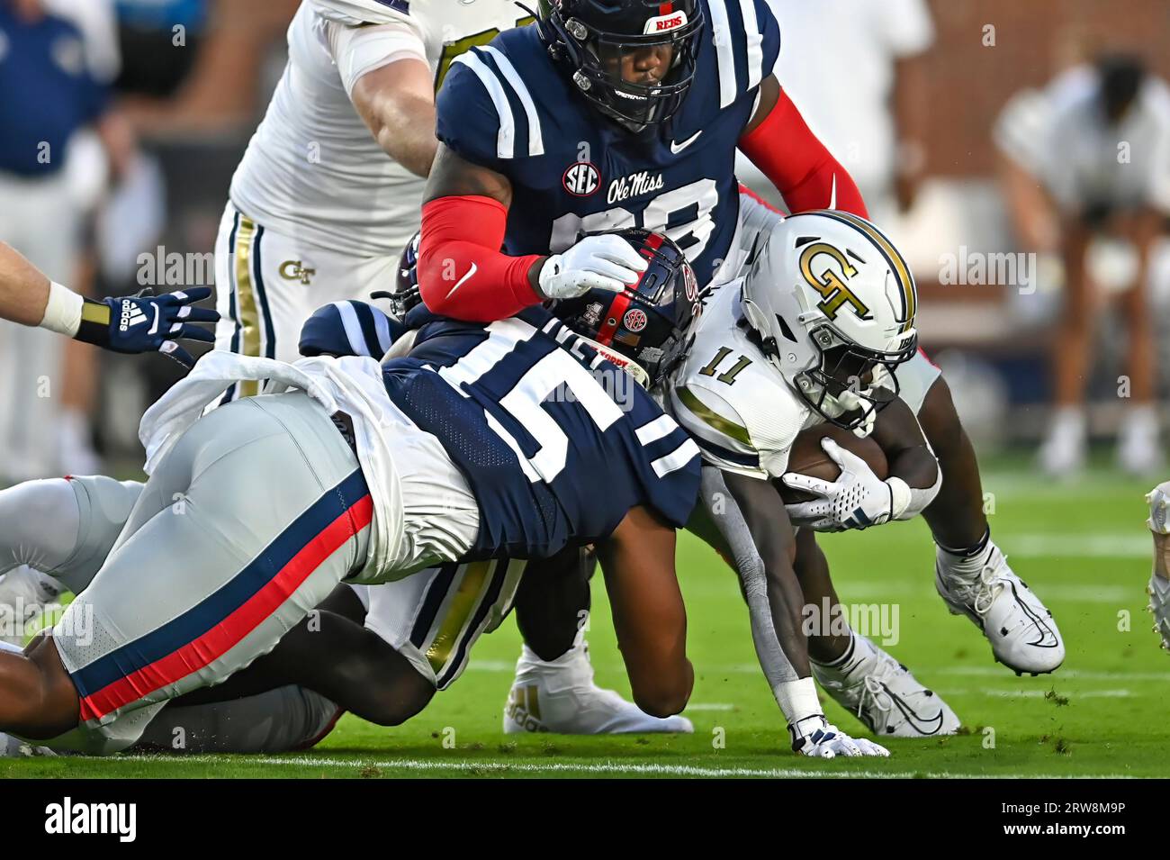 OXFORD, MS - SEPTEMBER 16: Georgia Tech running back Jamal Haynes (11 ...