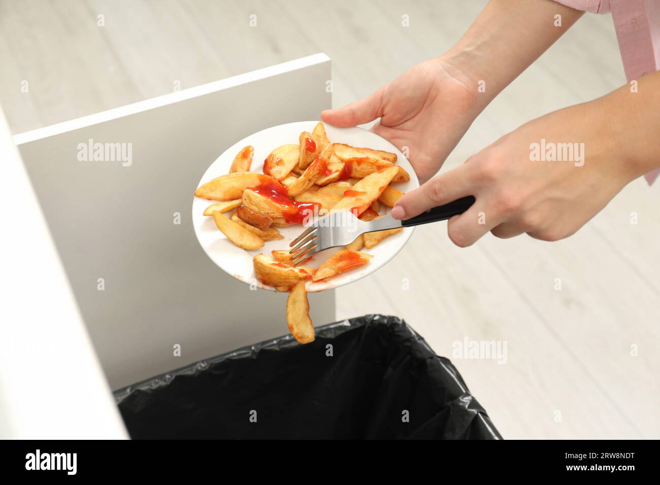 Baked potato food waste hi-res stock photography and images - Alamy